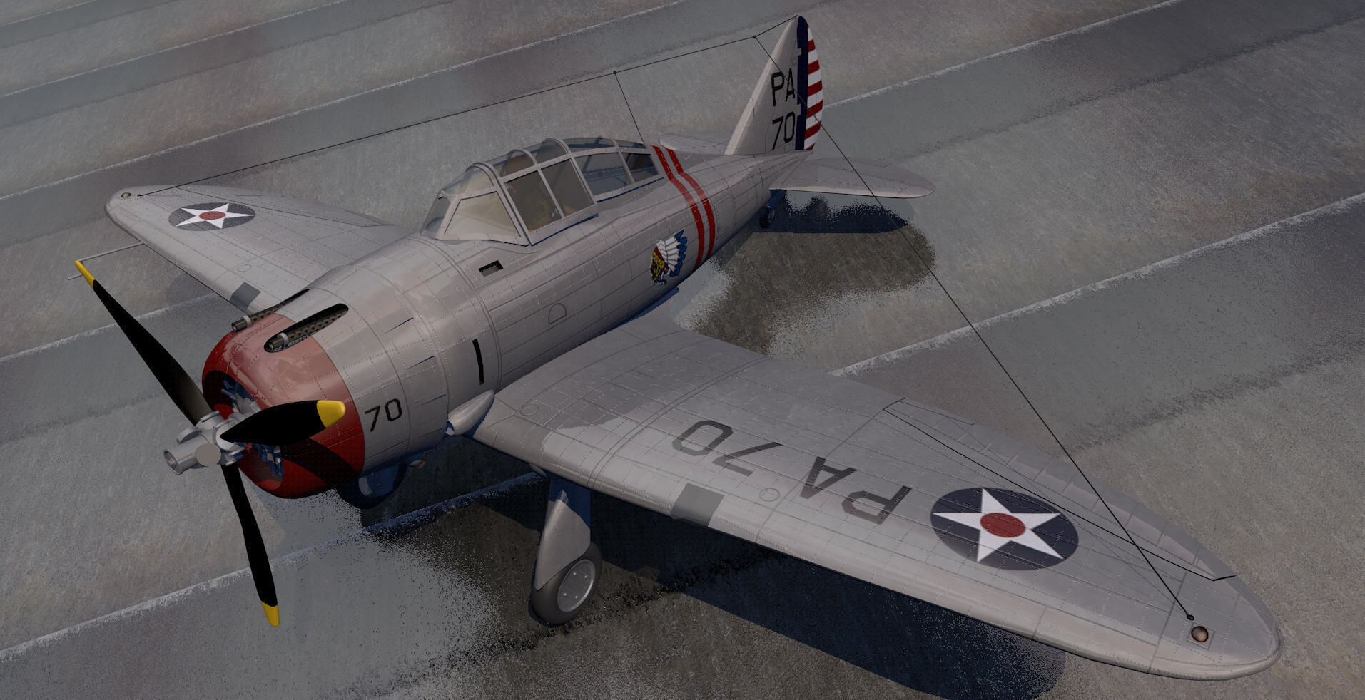 Seversky P-35 3D | CGTrader
