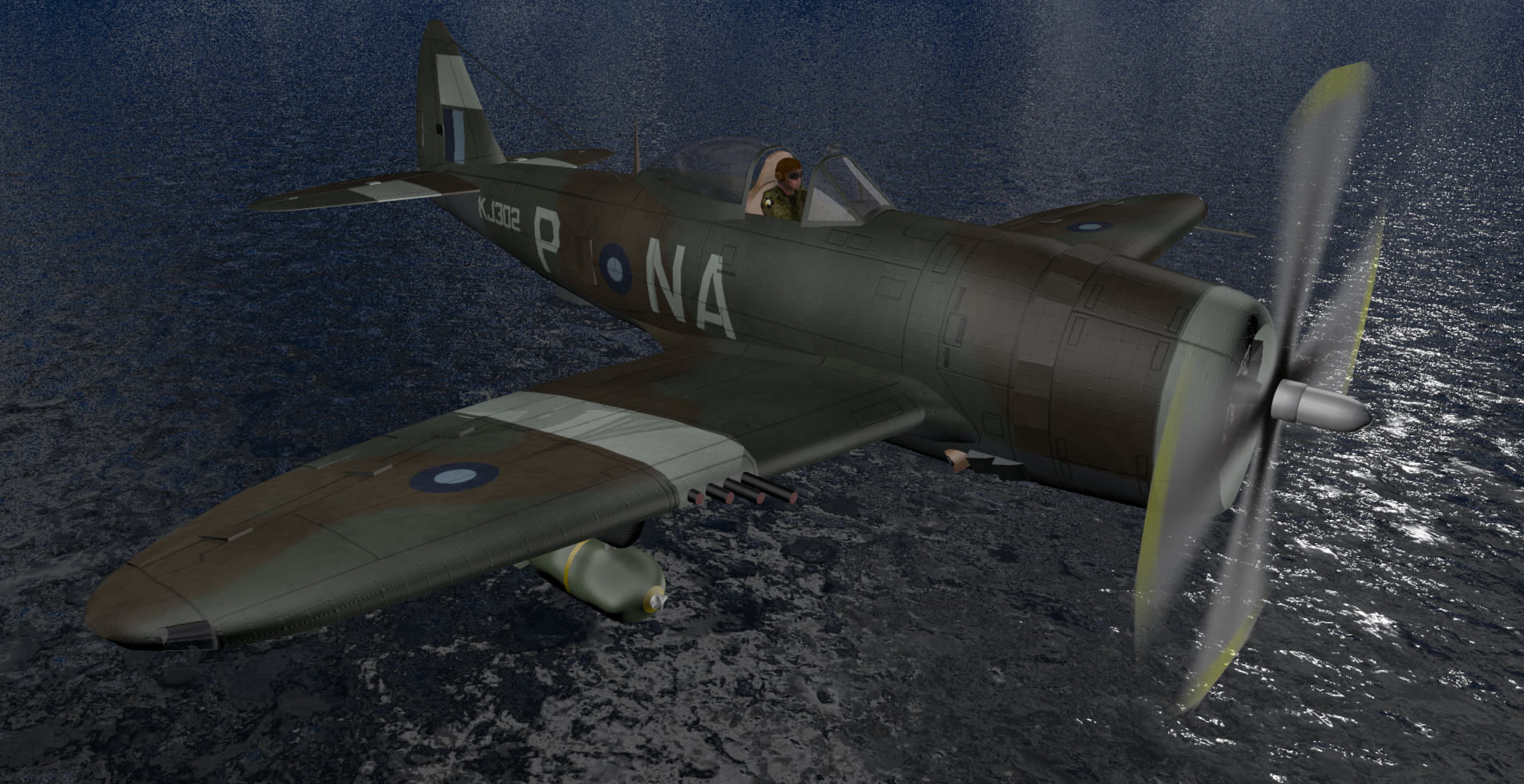 Republic Thunderbolt Mk-2 - RAAF 3D model | CGTrader