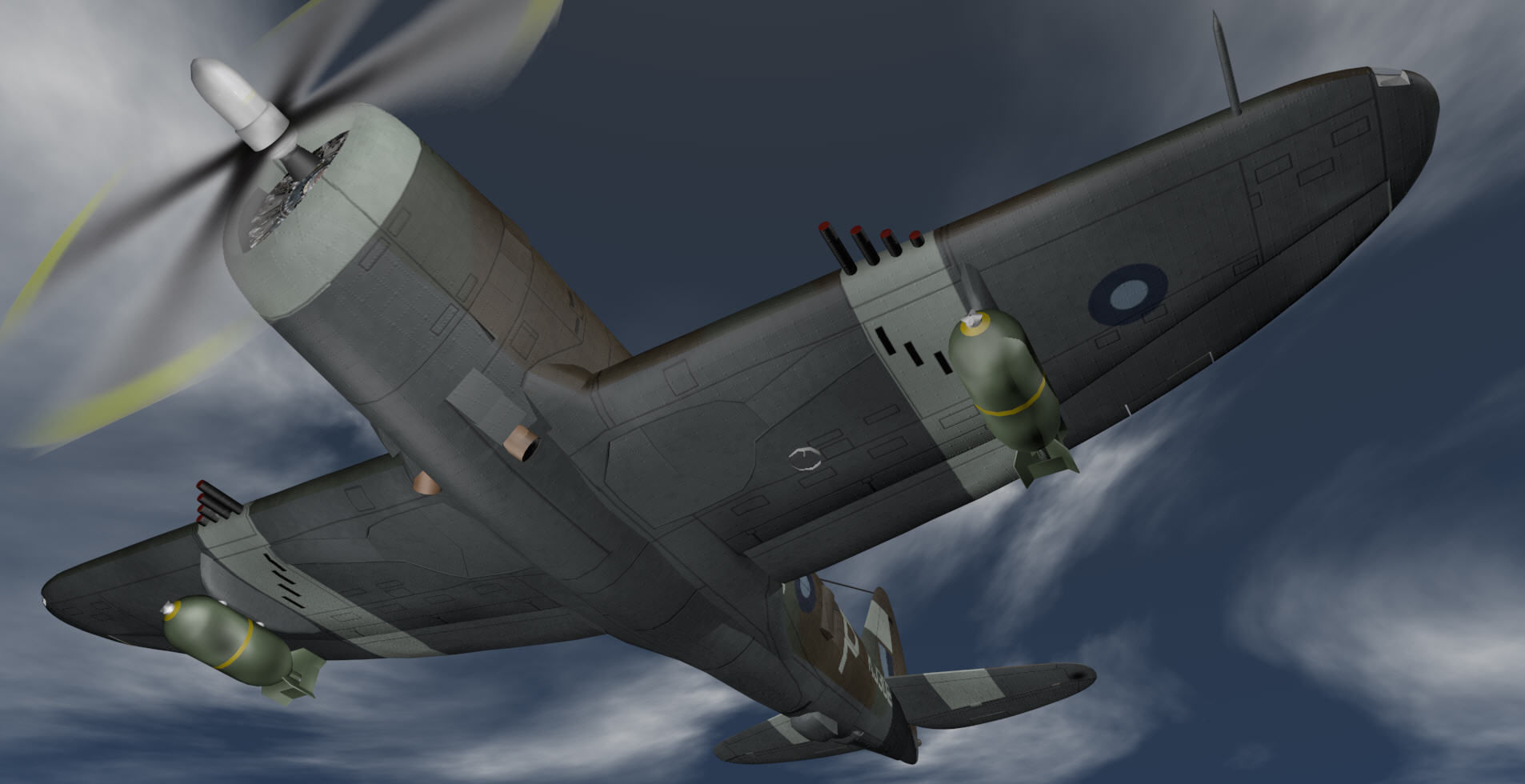 Republic Thunderbolt Mk-2 - RAAF 3D model | CGTrader