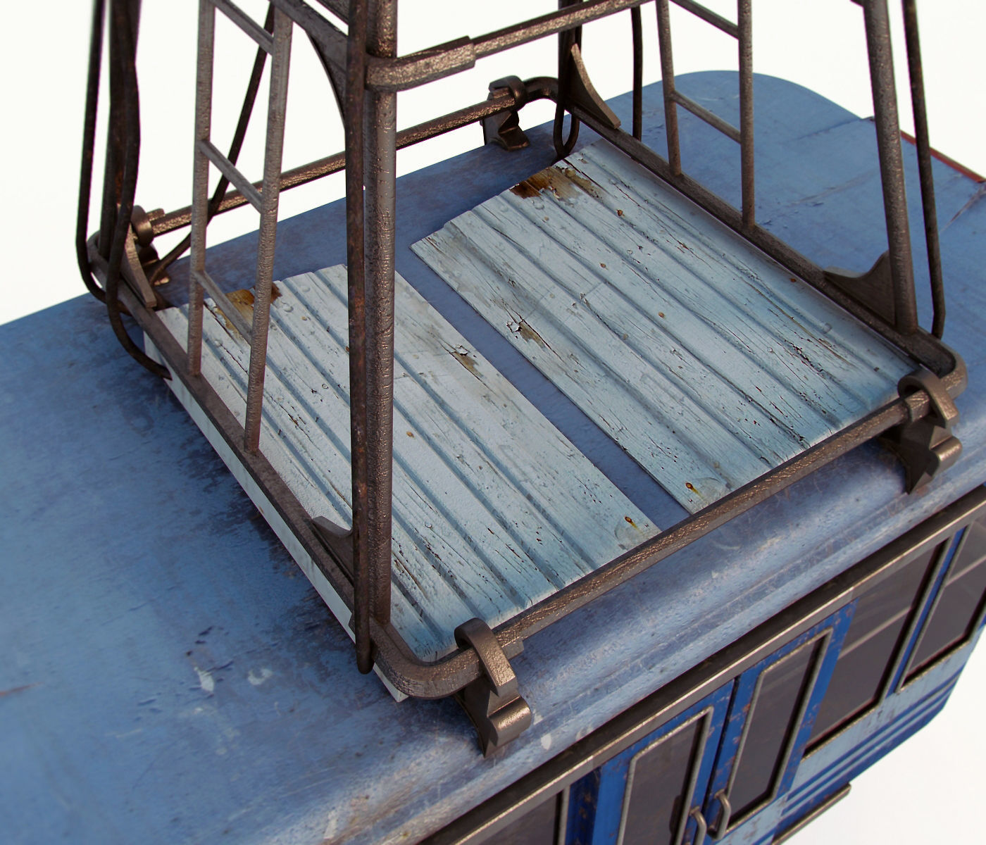 Cableway cable car - cable car 3D model | CGTrader