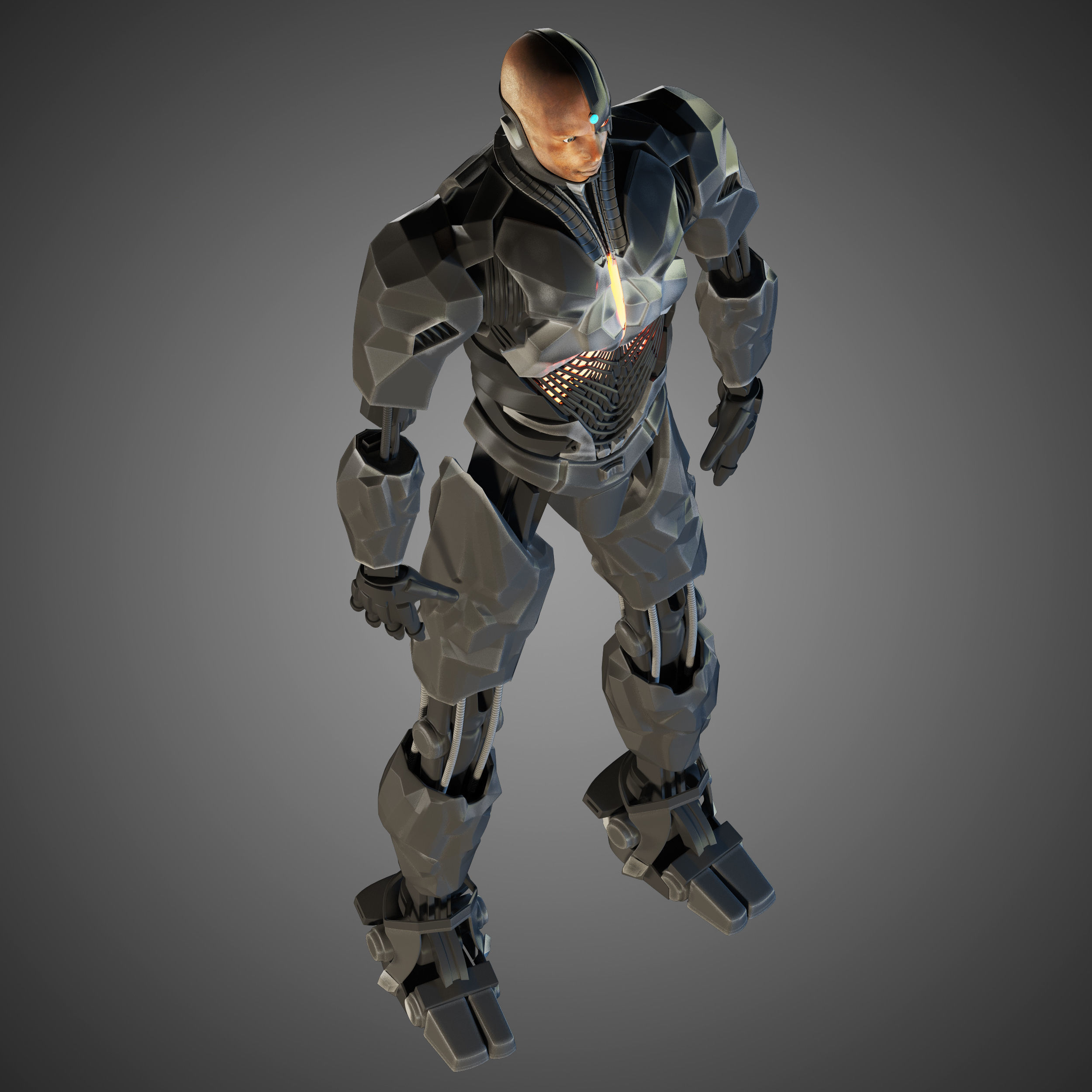 Cyborg - Justice League 3D model | CGTrader