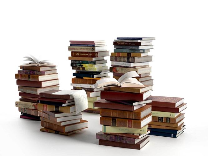 Stacks of Books 3D model | CGTrader