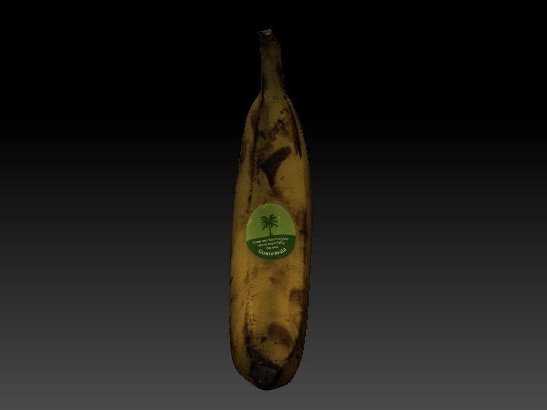 Banana Scan 3D model | CGTrader