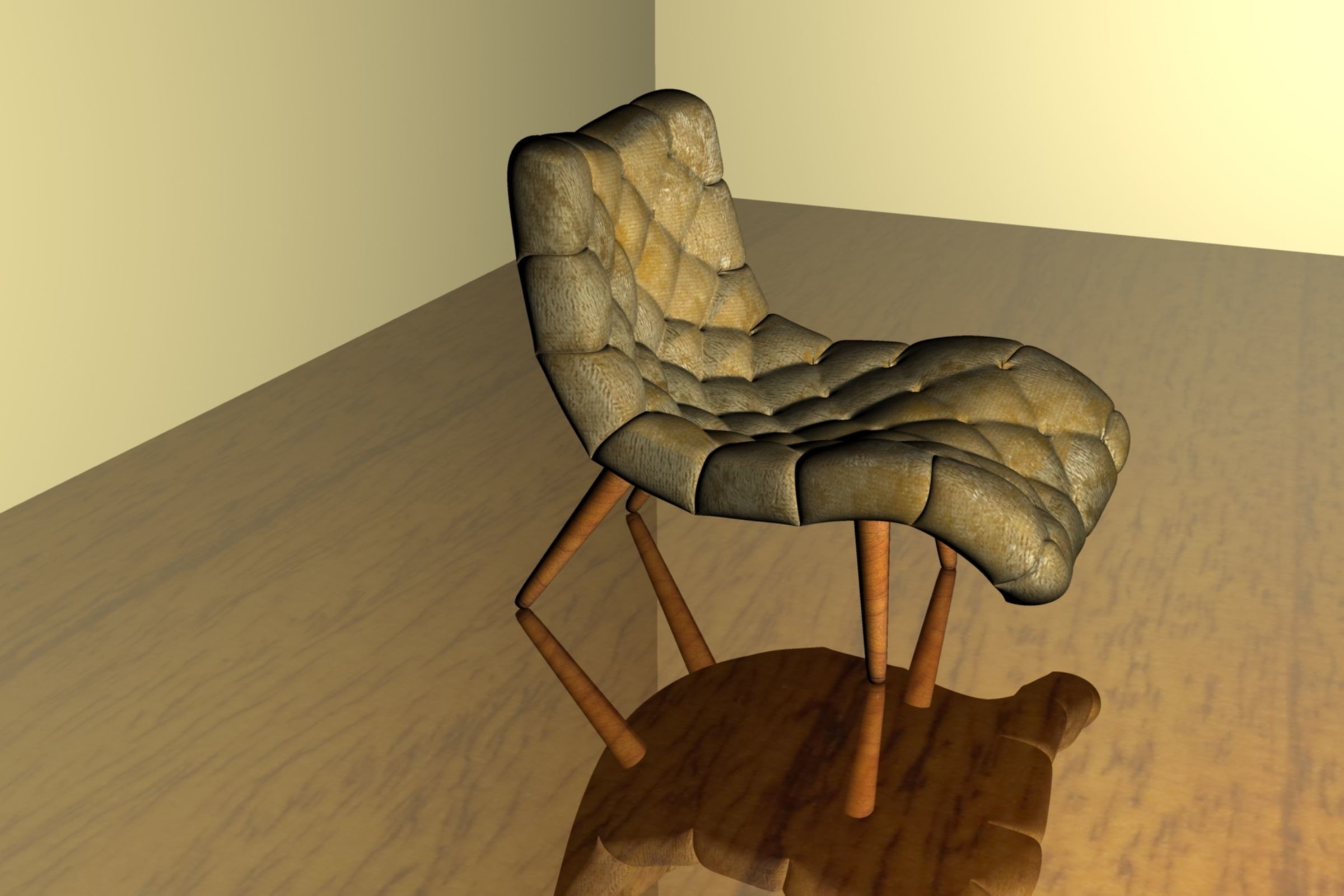 3D model Arm-Chair chair VR / AR / low-poly | CGTrader