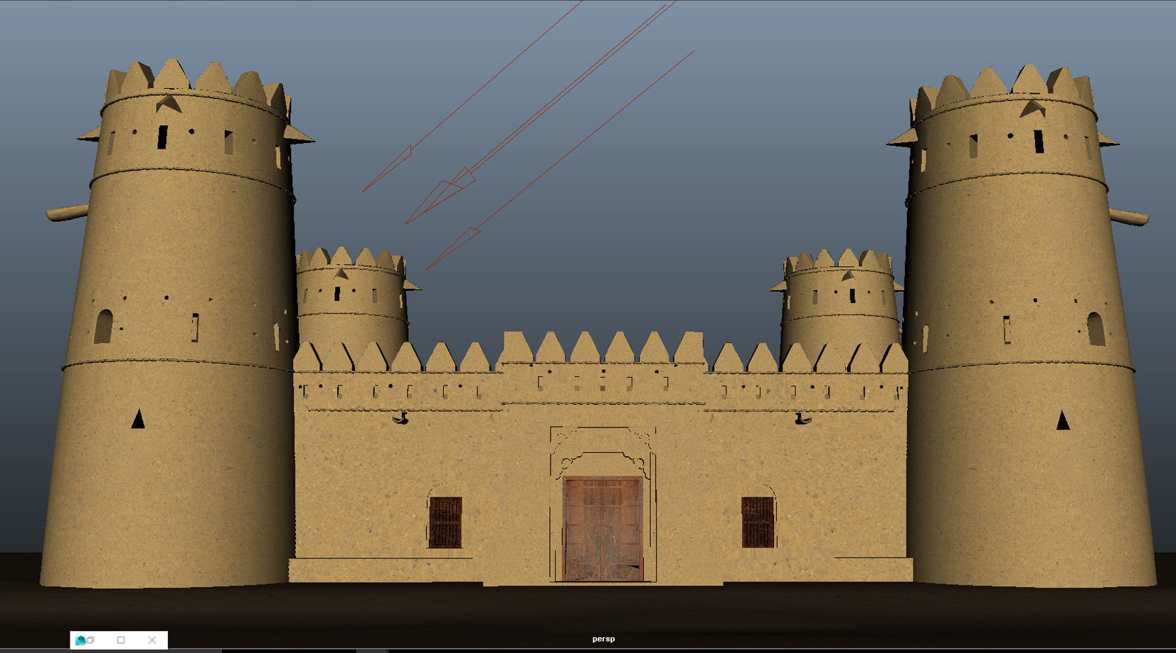 3D model Arab Fort VR / AR / low-poly | CGTrader