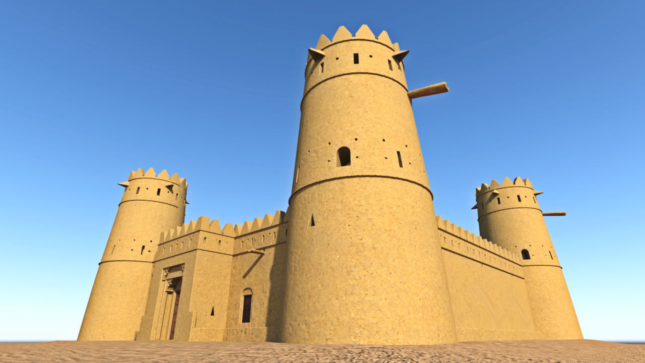 3D model Arab Fort VR / AR / low-poly | CGTrader