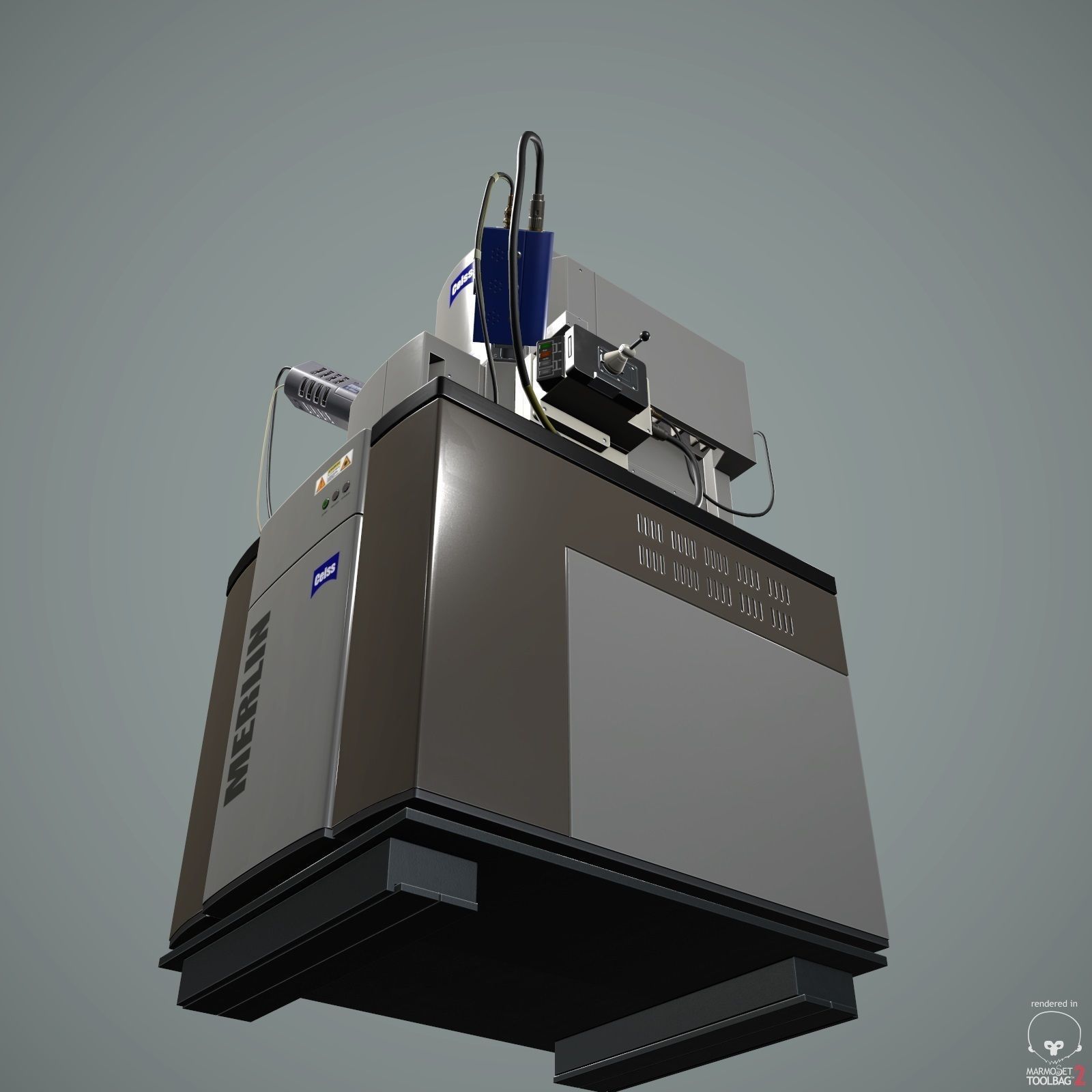 3D model Electron Microscope VR / AR / low-poly | CGTrader