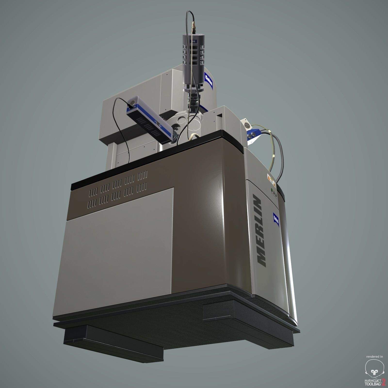 3D model Electron Microscope VR / AR / low-poly | CGTrader