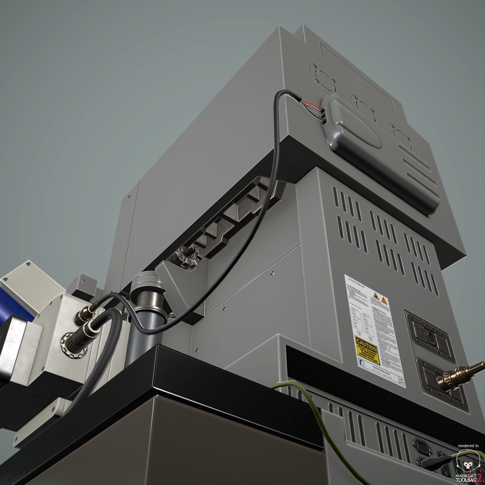 3D model Electron Microscope VR / AR / low-poly | CGTrader