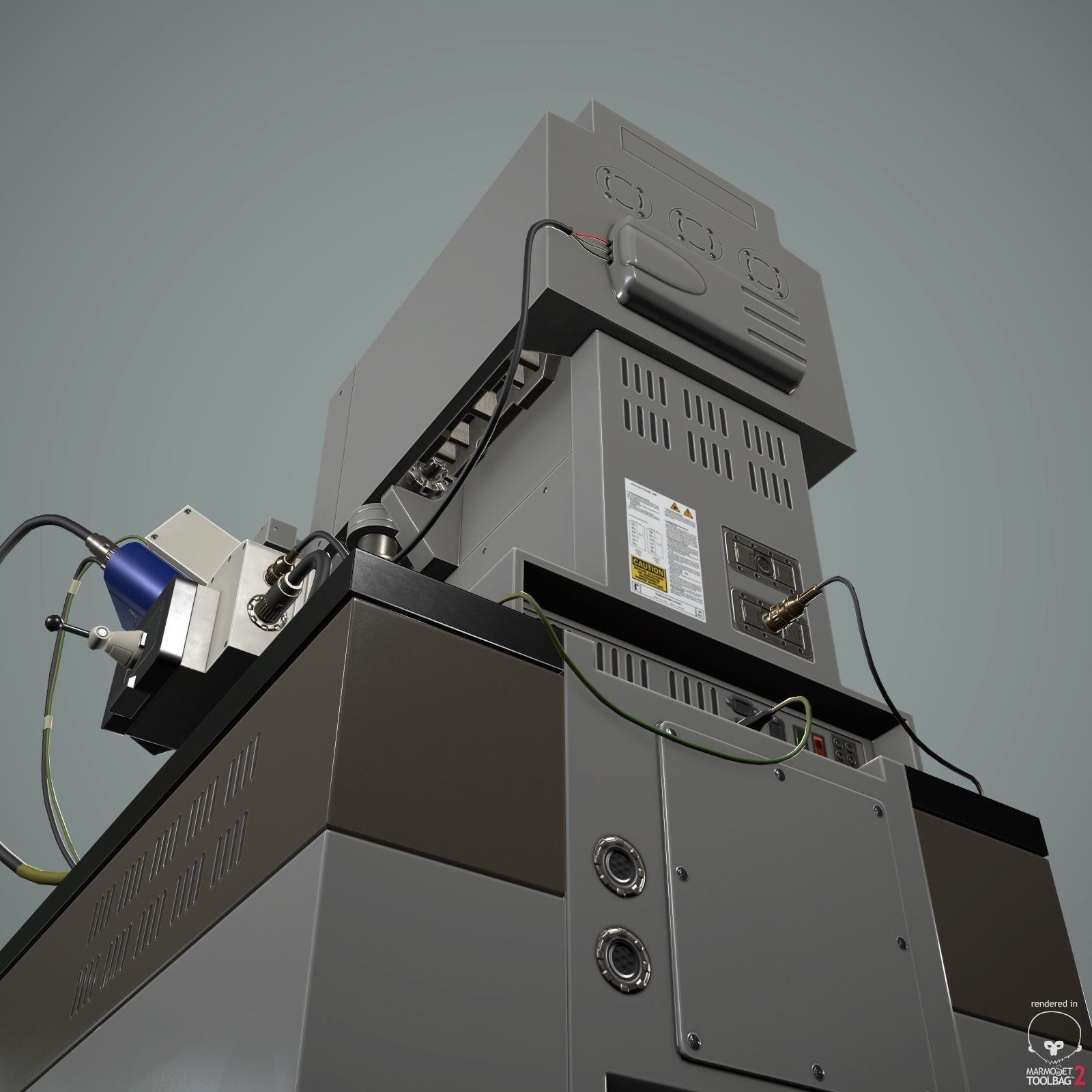 3D model Electron Microscope VR / AR / low-poly | CGTrader