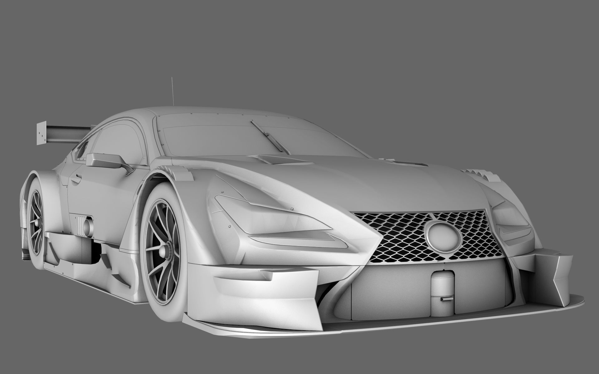 3D model Lexus RC F GT500 VR / AR / low-poly | CGTrader