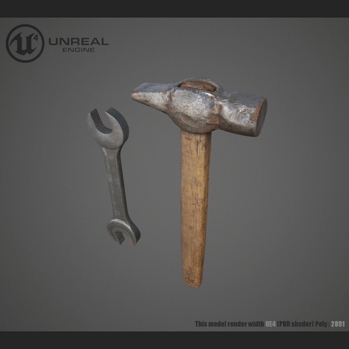 3D model Industrial tools VR / AR / low-poly | CGTrader