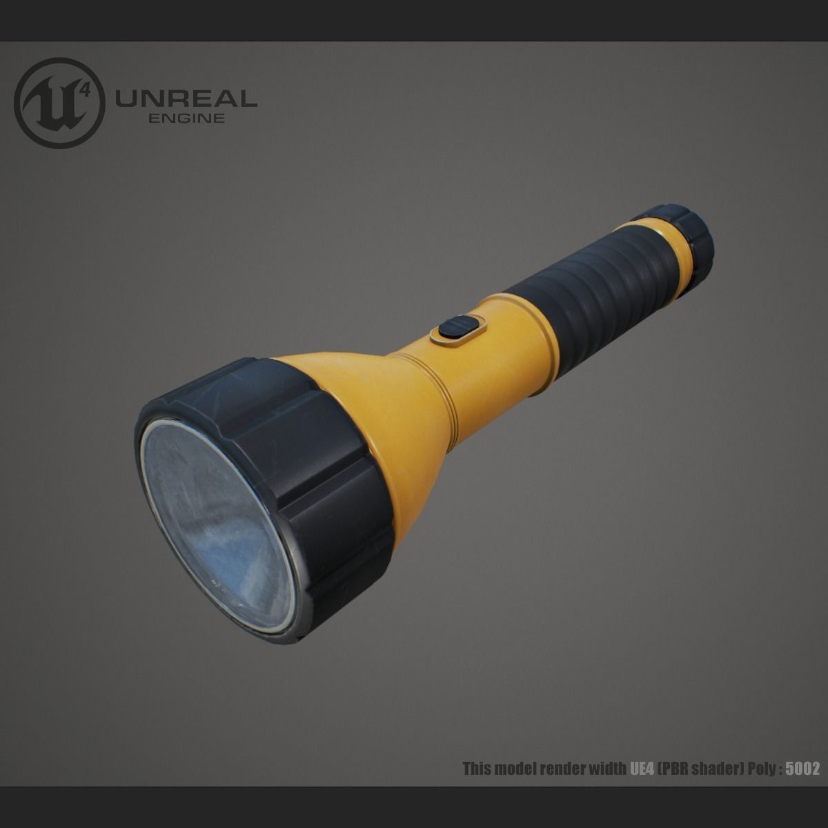 3D model Flashlight unreal VR / AR / low-poly | CGTrader