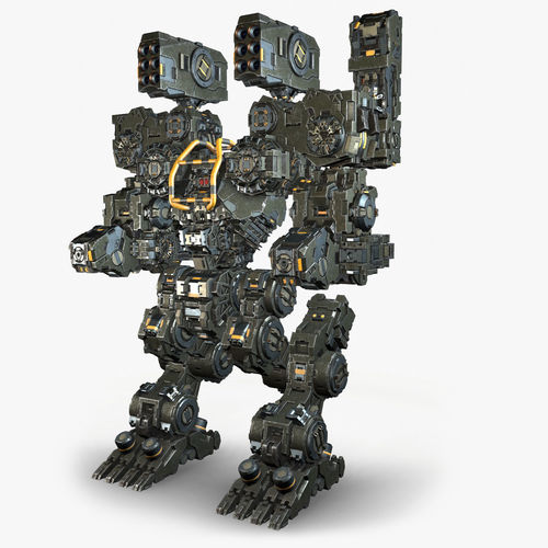 3D model Robot Warrior VR / AR / low-poly | CGTrader