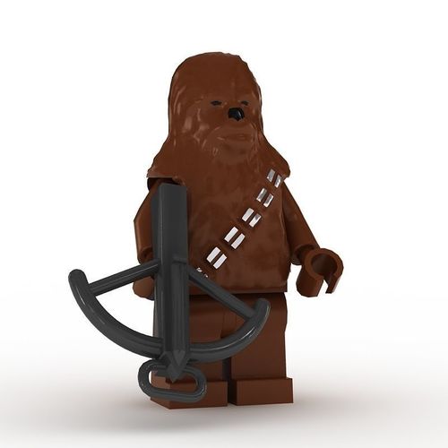 LEGO Minfigure Chewbacca 3D model | CGTrader