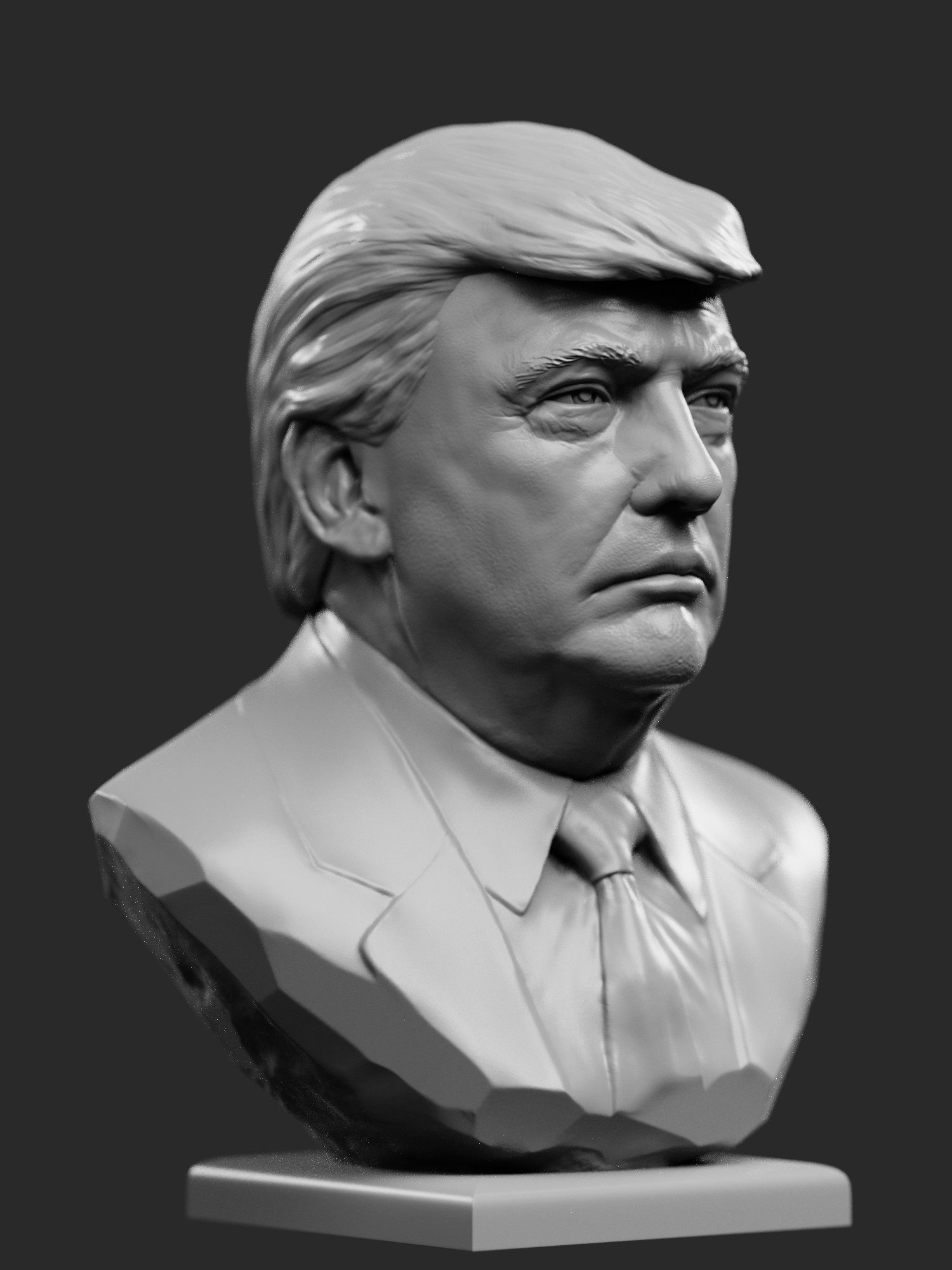 Donald Trump 3D model 3D printable | CGTrader