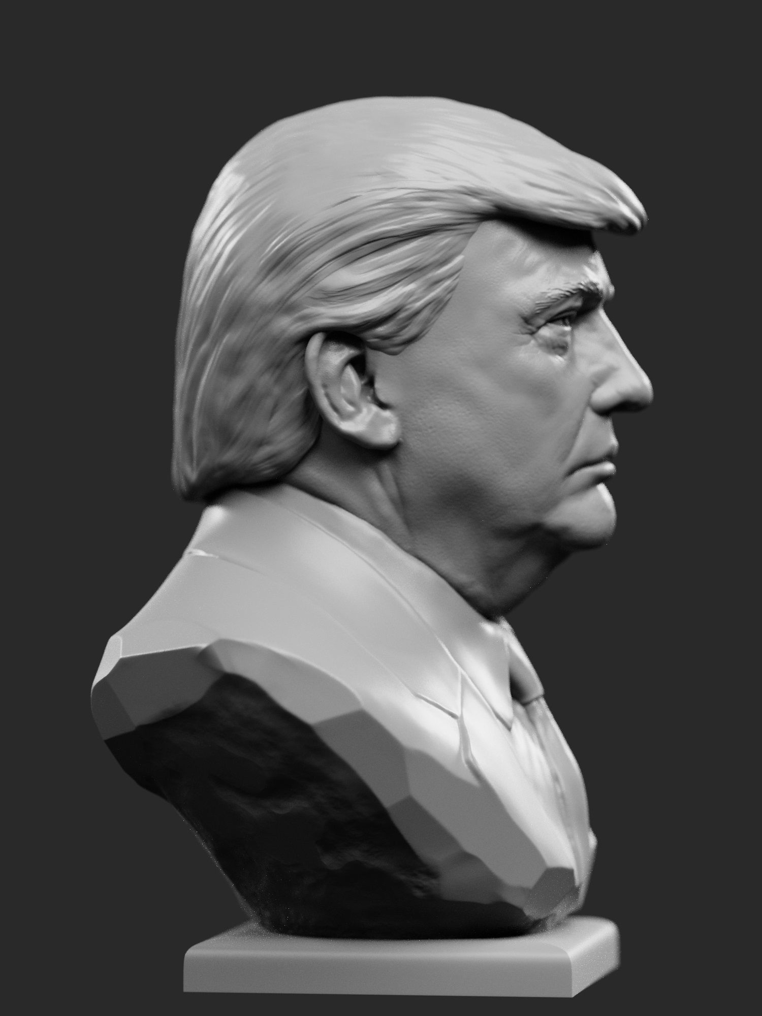 Donald Trump 3D model 3D printable | CGTrader