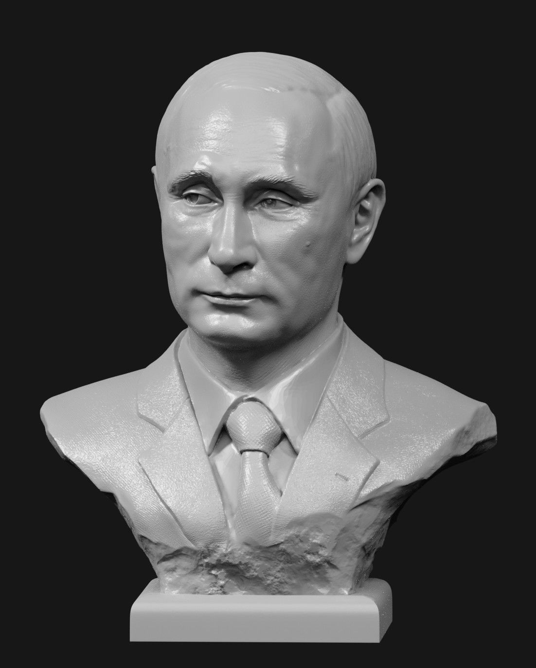 Putin V bust2 3D model 3D printable | CGTrader