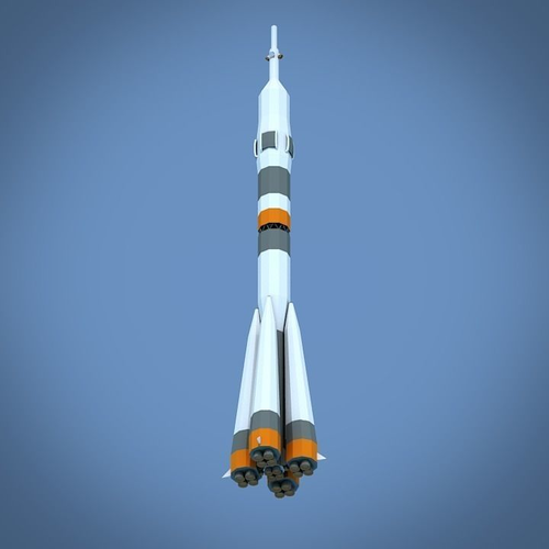 Soyuz FG free VR / AR / low-poly 3D model | CGTrader