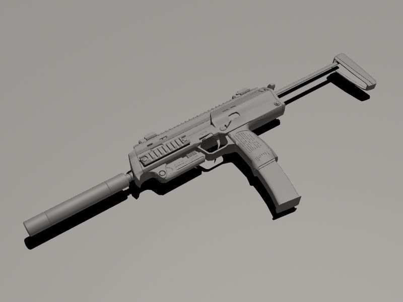 3D model Heckler and Koch MP7 VR / AR / low-poly | CGTrader
