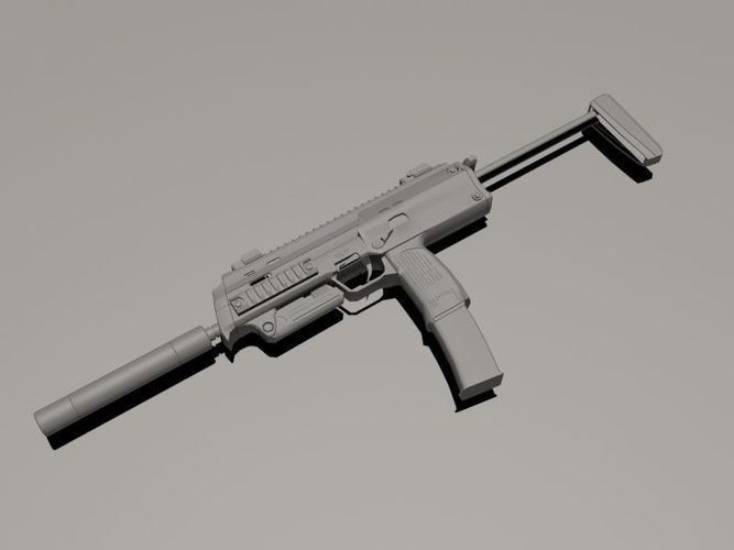 Heckler and Koch MP7 3D model | CGTrader