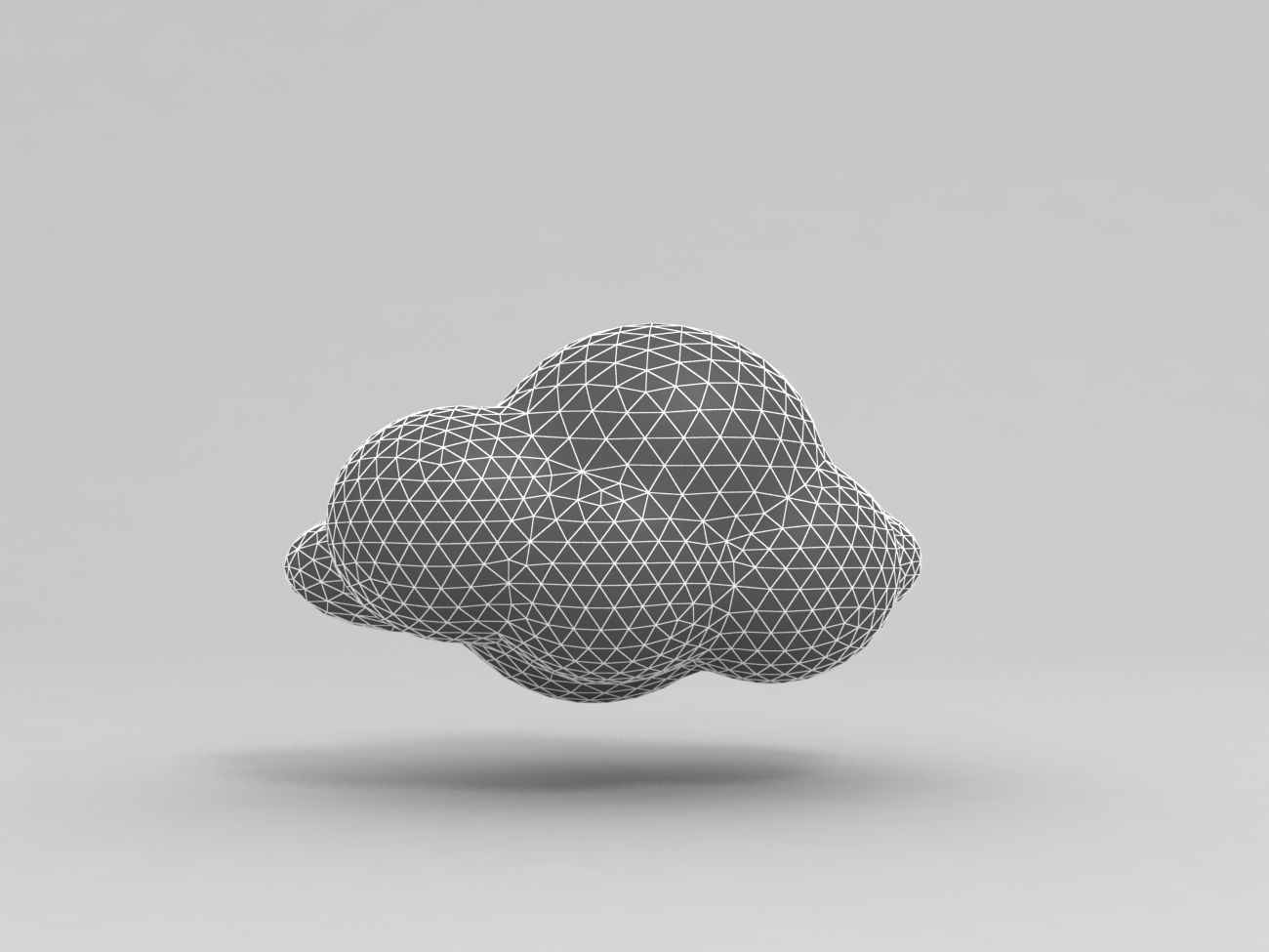 3D Cartoon cloud model 3D model | CGTrader