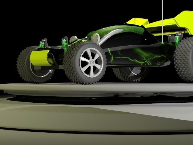 Rc car 3D model rigged | CGTrader