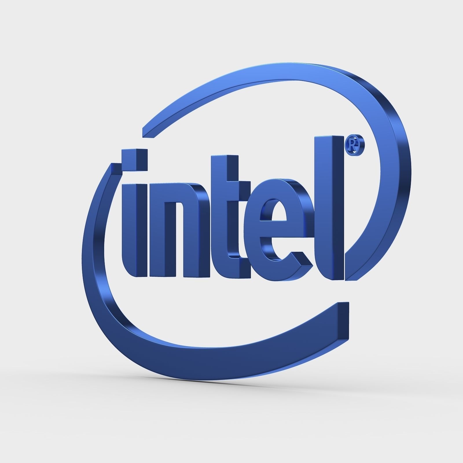 3D model intel logo | CGTrader