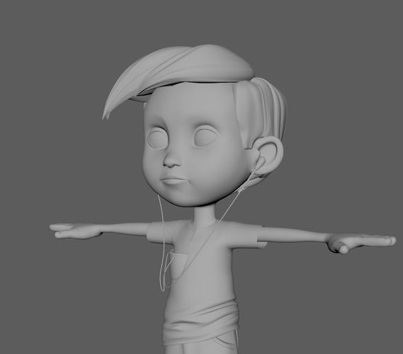 generic boy character 3D model | CGTrader