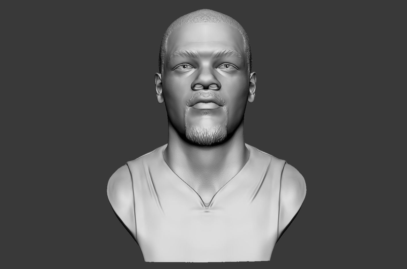 Kevin Durant 3D sculpture printable model 3D model 3D printable | CGTrader