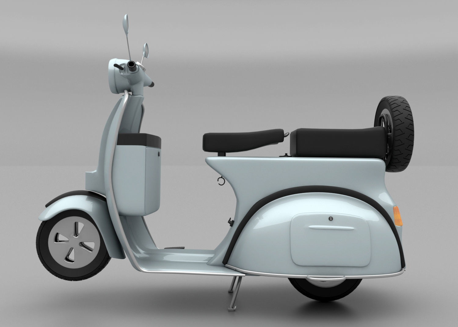 Bajaj Scooter 3D model | CGTrader