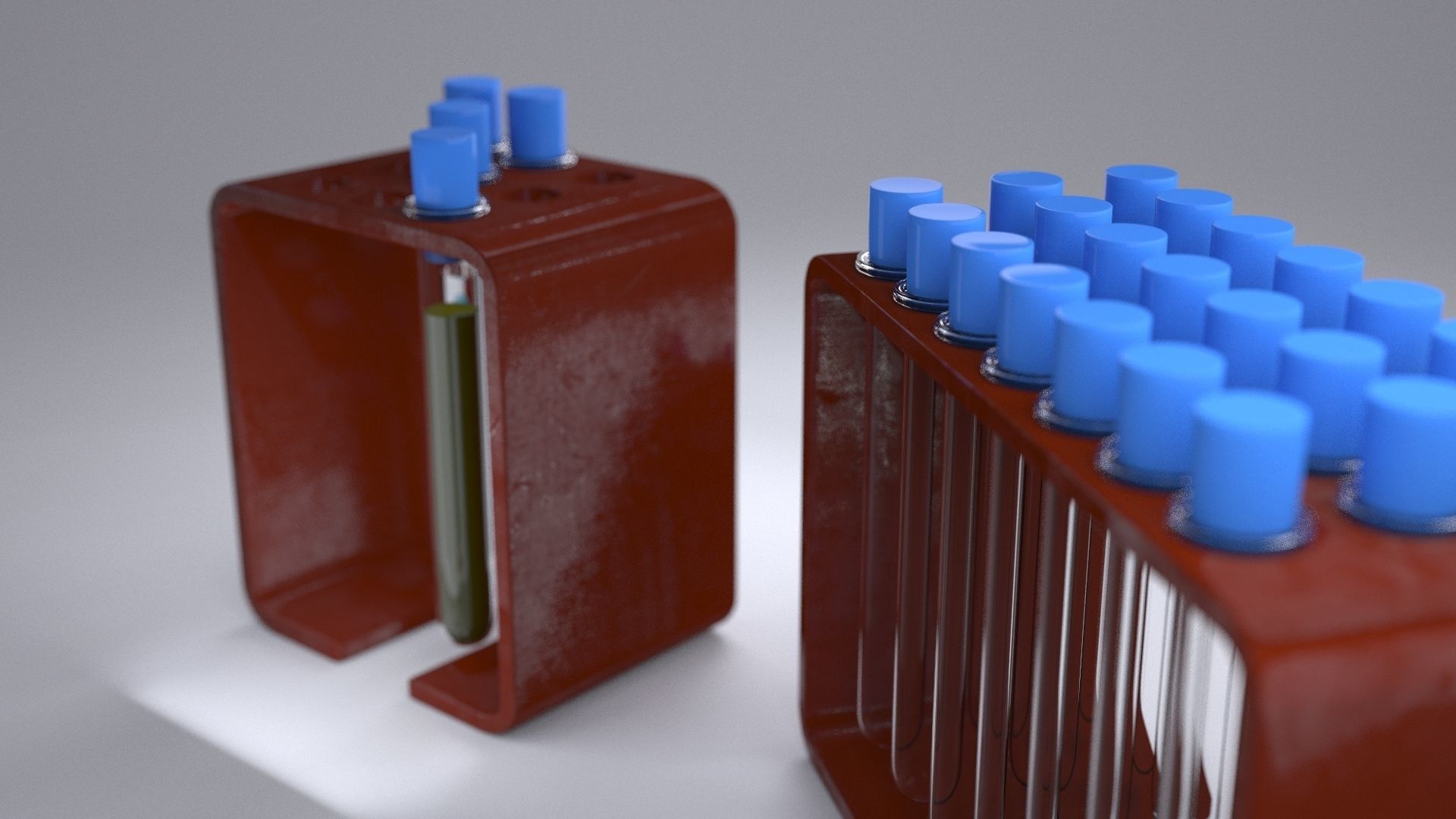 Test Tubes 3D model 3D model | CGTrader