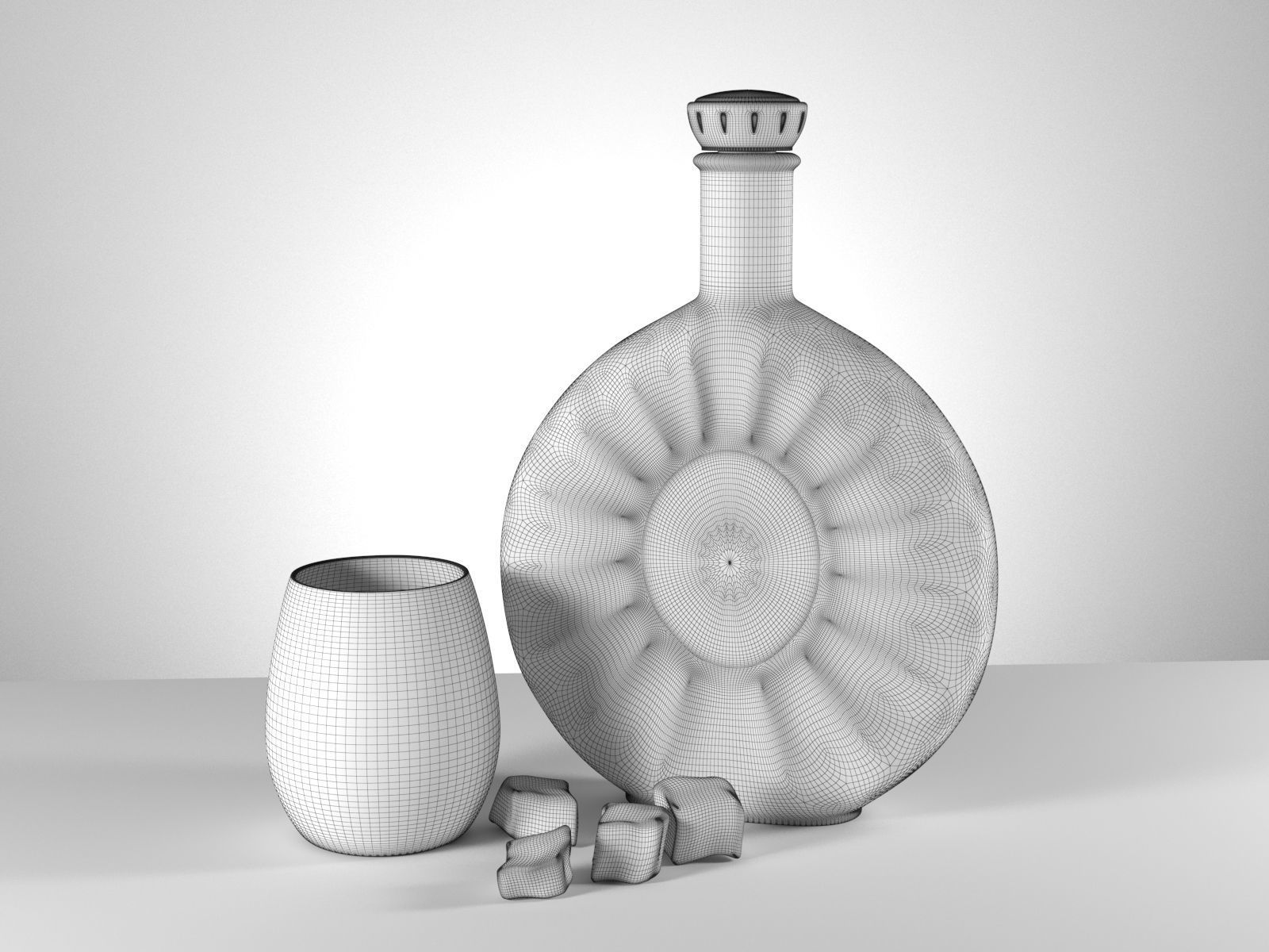 Remy Martin XO Champagne 3D model | CGTrader