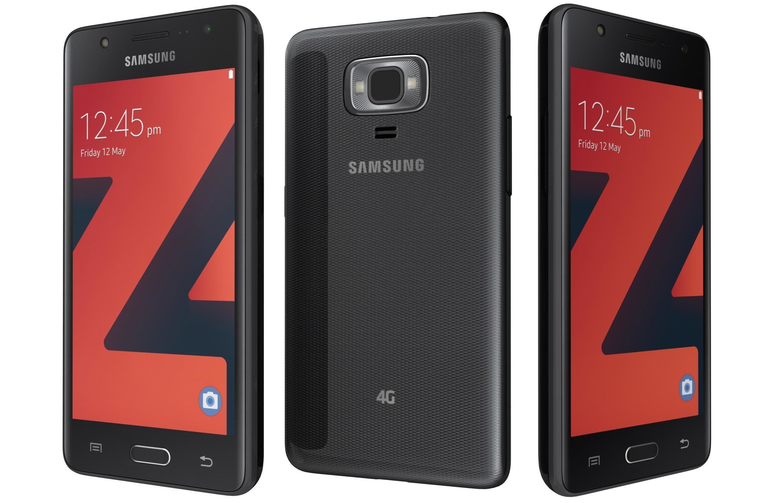 Samsung Z4 Black 3D model | CGTrader