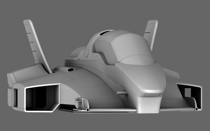 Sci-Fi Race Car Future Formula 3D model | CGTrader