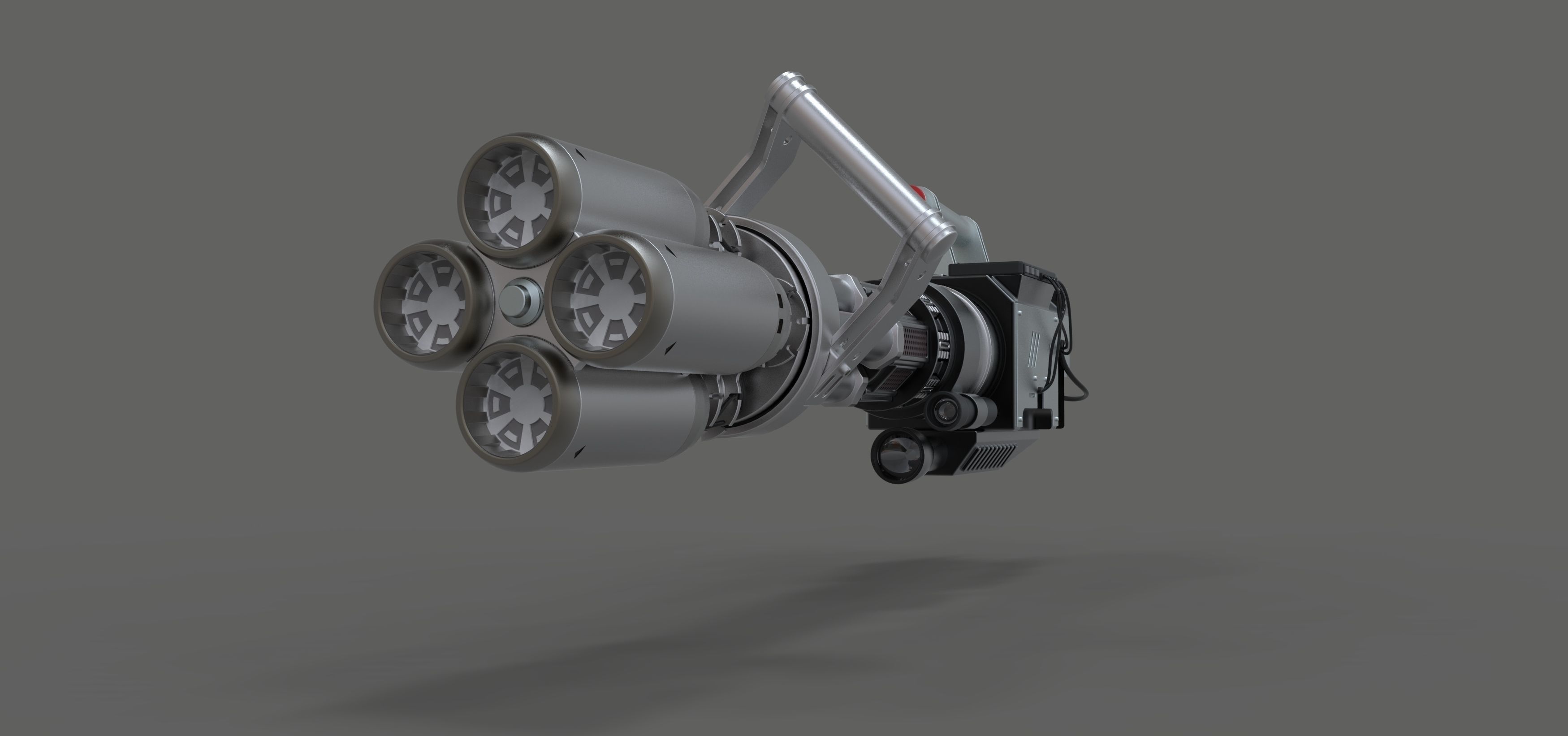 Light cannon from the movie Pixels 2015 3D model | CGTrader