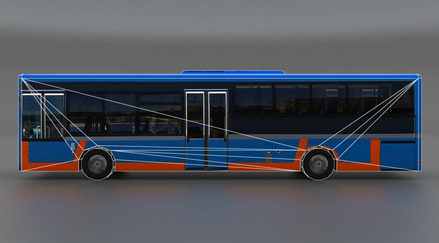 3D model AMTS and BRTS Buses VR / AR / low-poly | CGTrader
