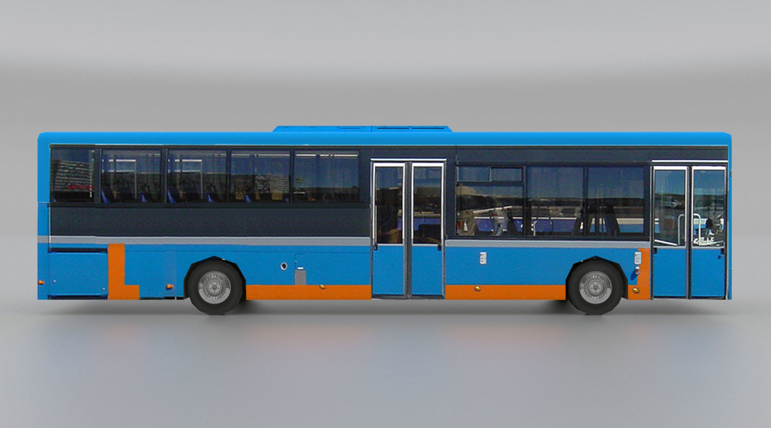 3D model AMTS and BRTS Buses VR / AR / low-poly | CGTrader