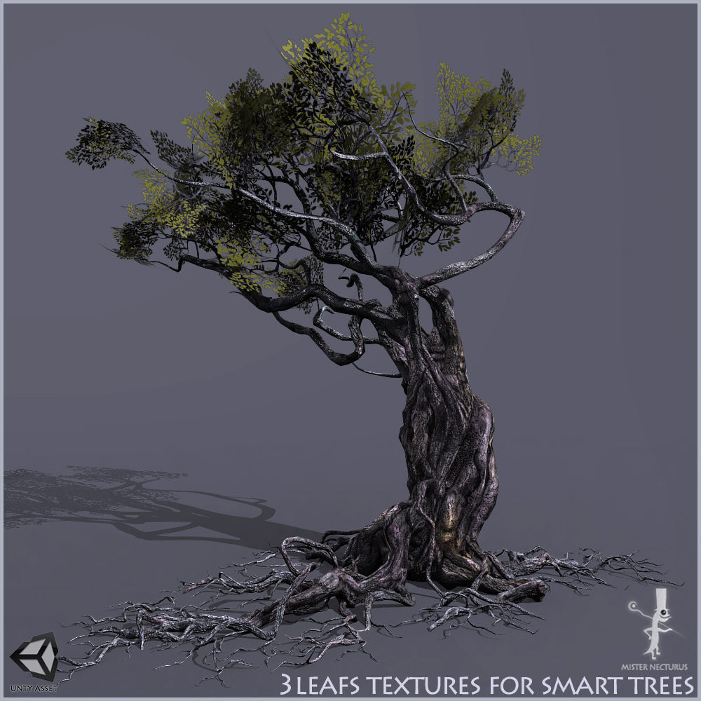 3 Leafs Textures For Smart Trees free 3D model | CGTrader