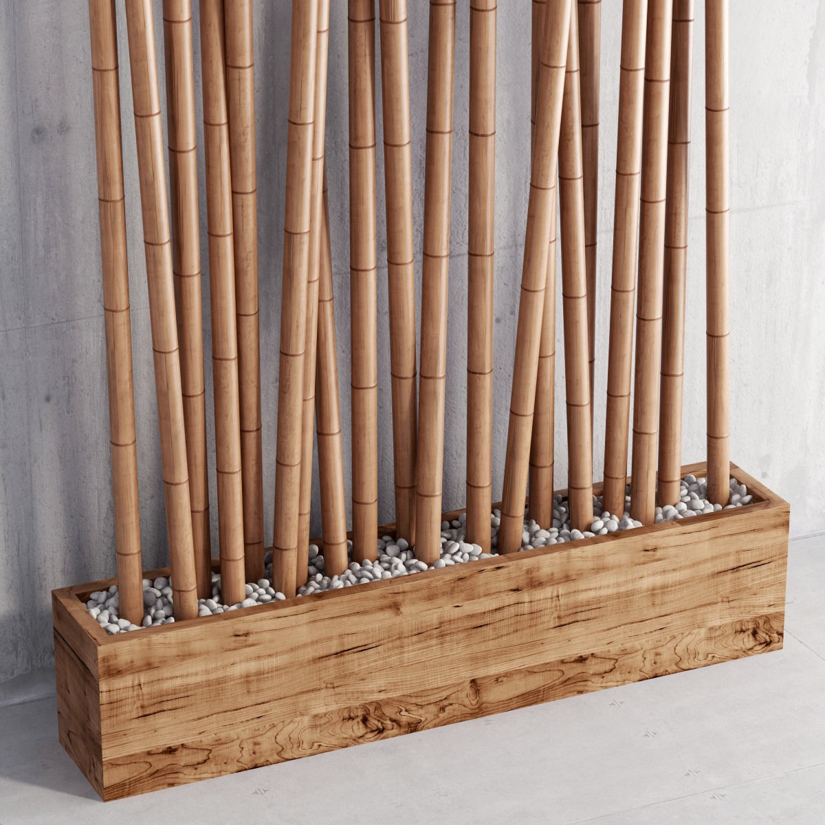 Bamboo decor two Awie Divider 3D model | CGTrader