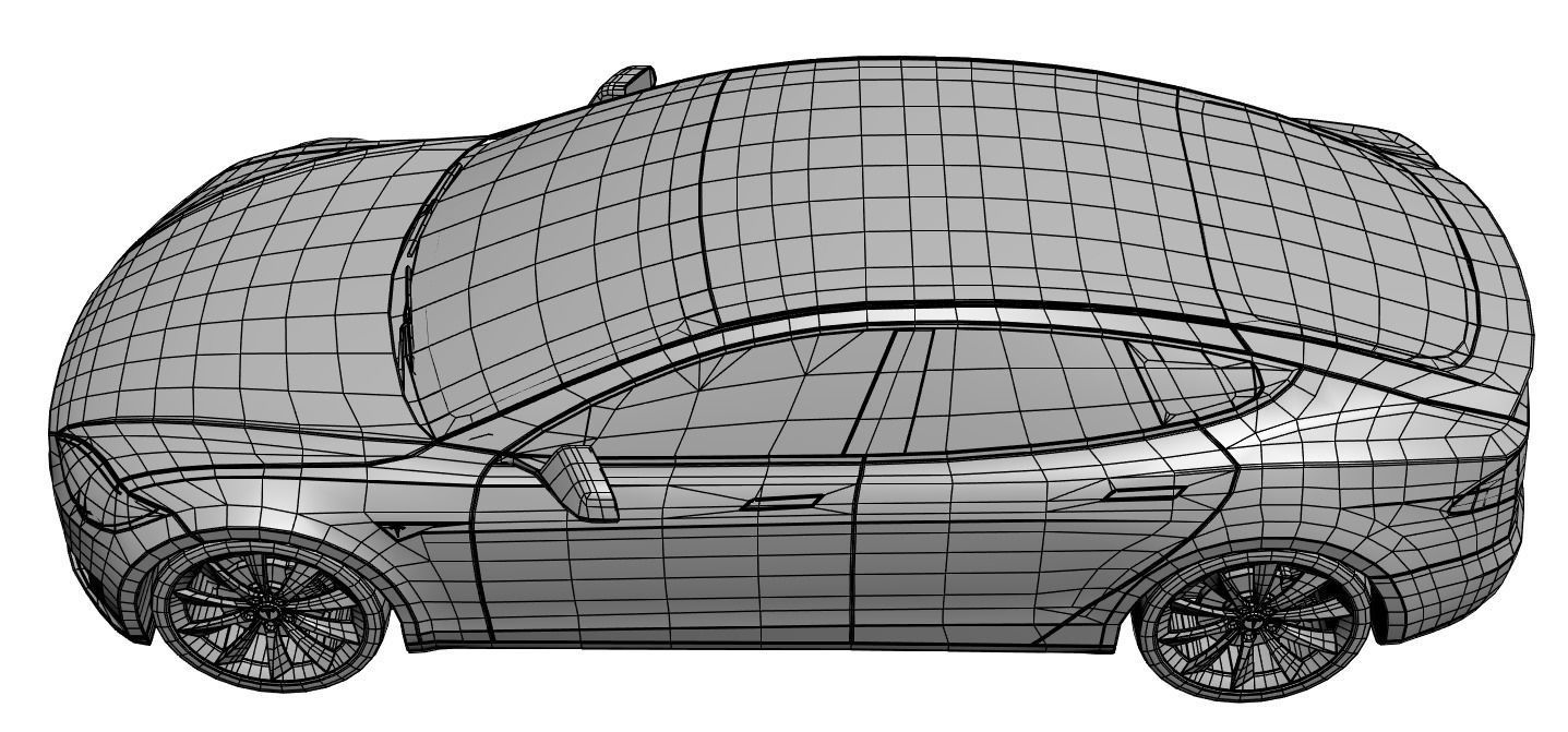 Luxury sports car 3D model | CGTrader