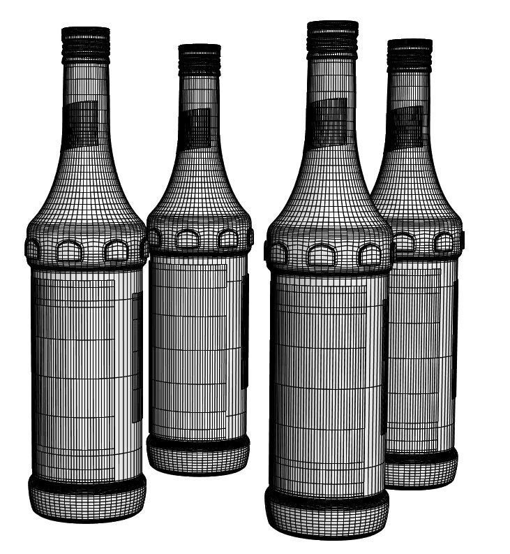 Syrup set 3D model | CGTrader