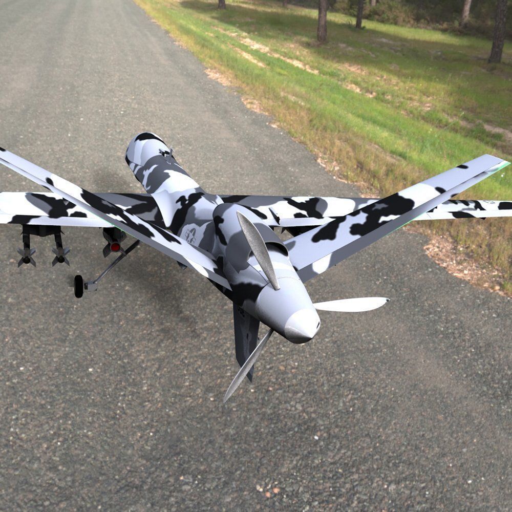 Raptor Unmanned Drone 3ds and obj format 3D model | CGTrader