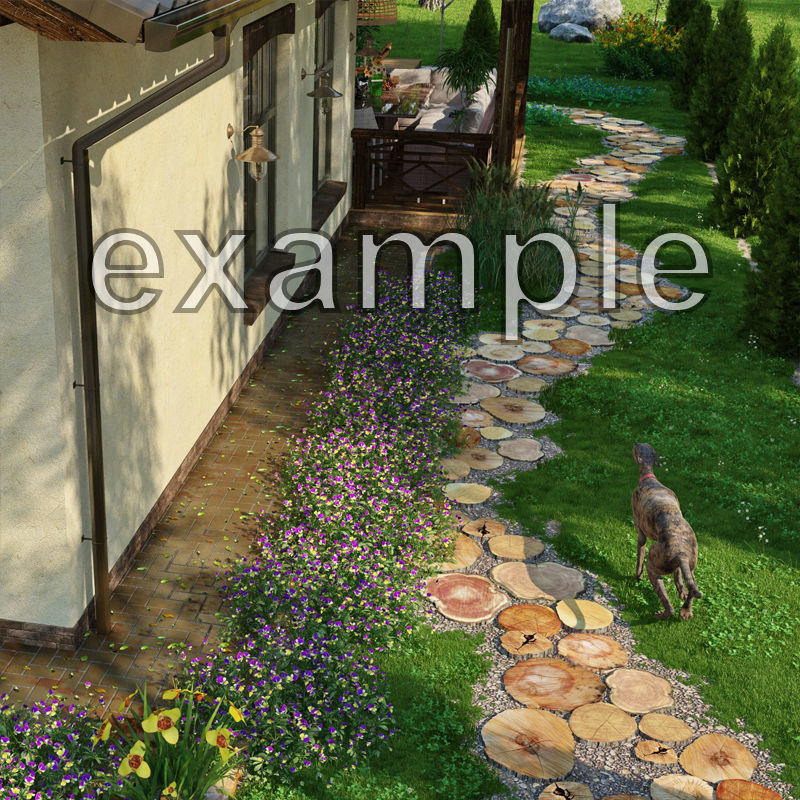 Wood Log Slices 3D model | CGTrader