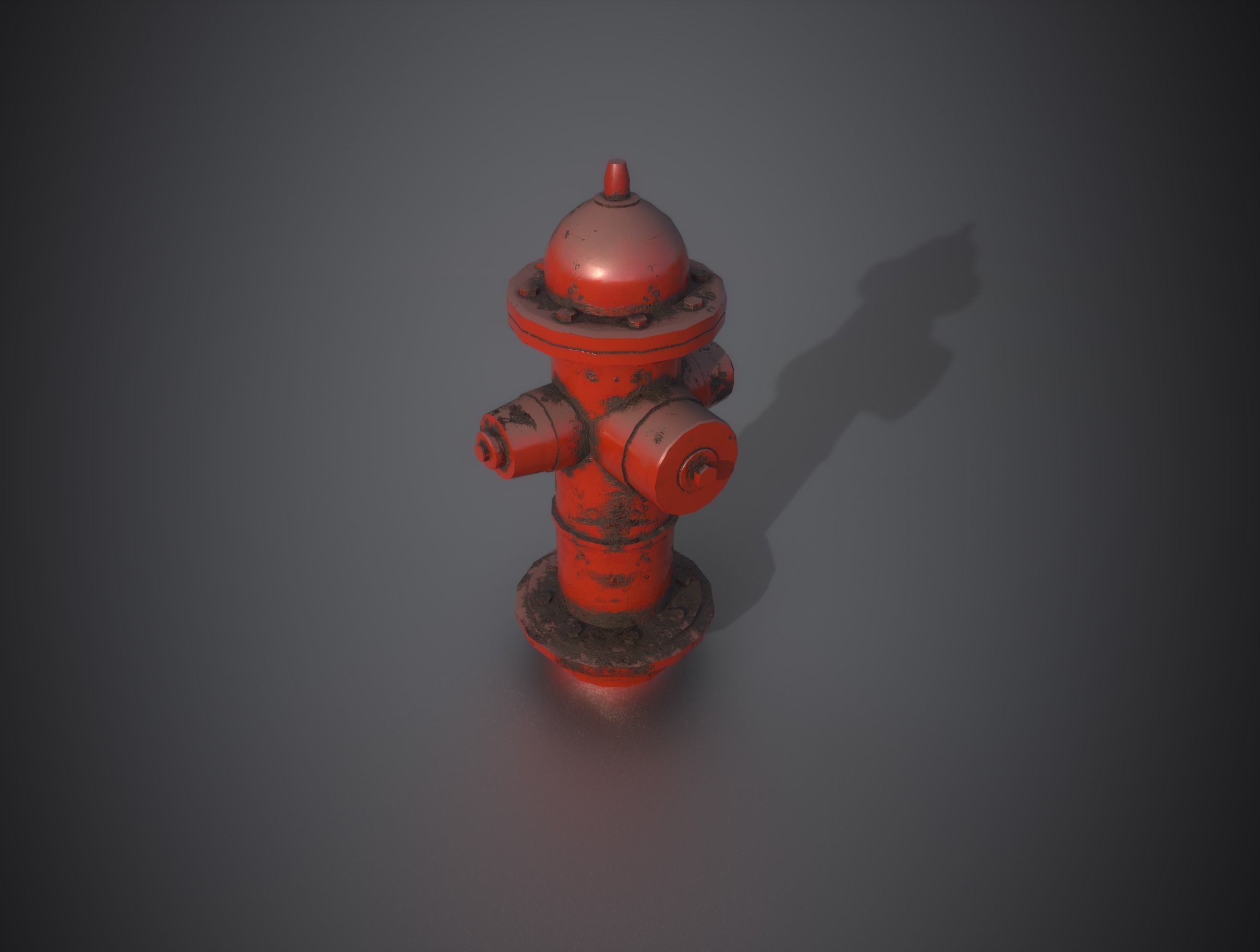 3D model Fire Hydrant Game Ready Low-Poly PBR AR VR VR / AR / low-poly | CGTrader