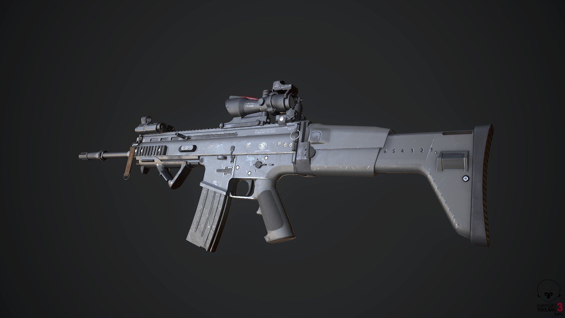 3D model Scar L VR / AR / low-poly | CGTrader
