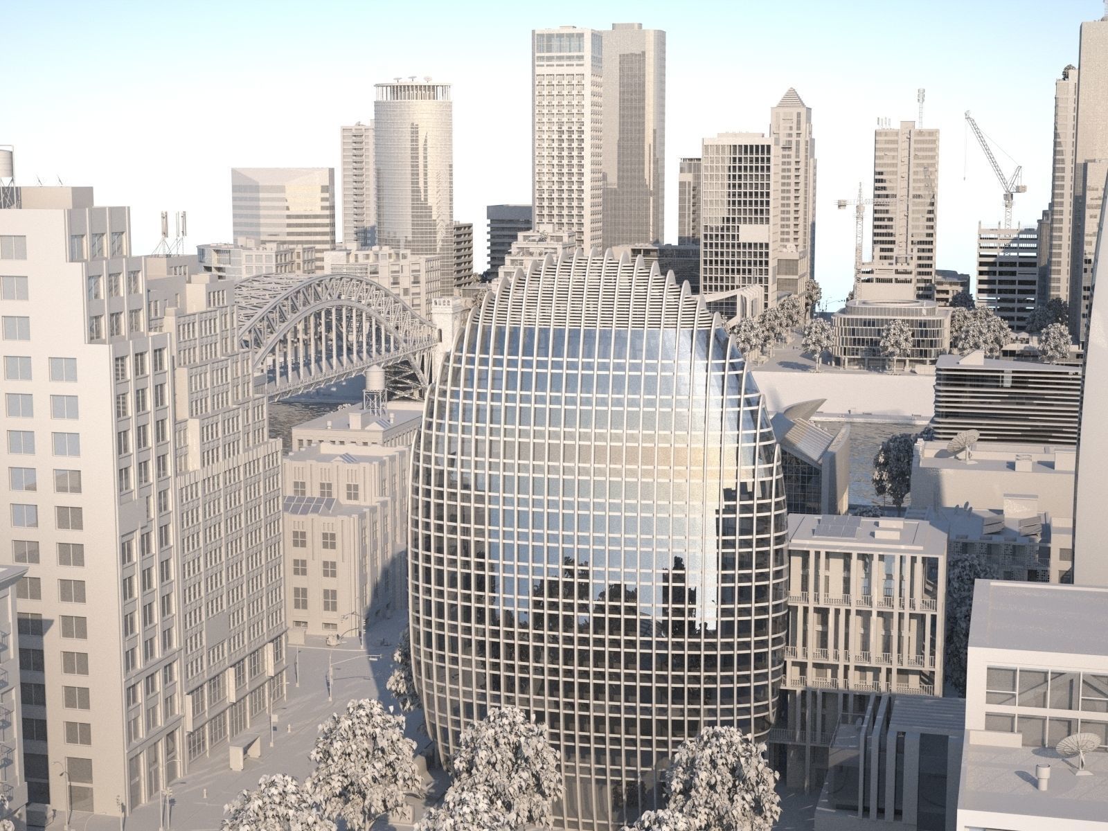 3D model Karton City VR / AR / low-poly | CGTrader