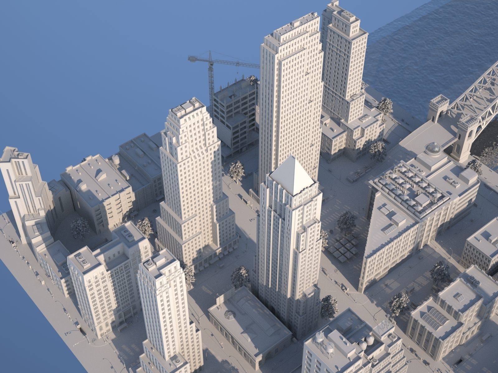 3D model Karton City VR / AR / low-poly | CGTrader