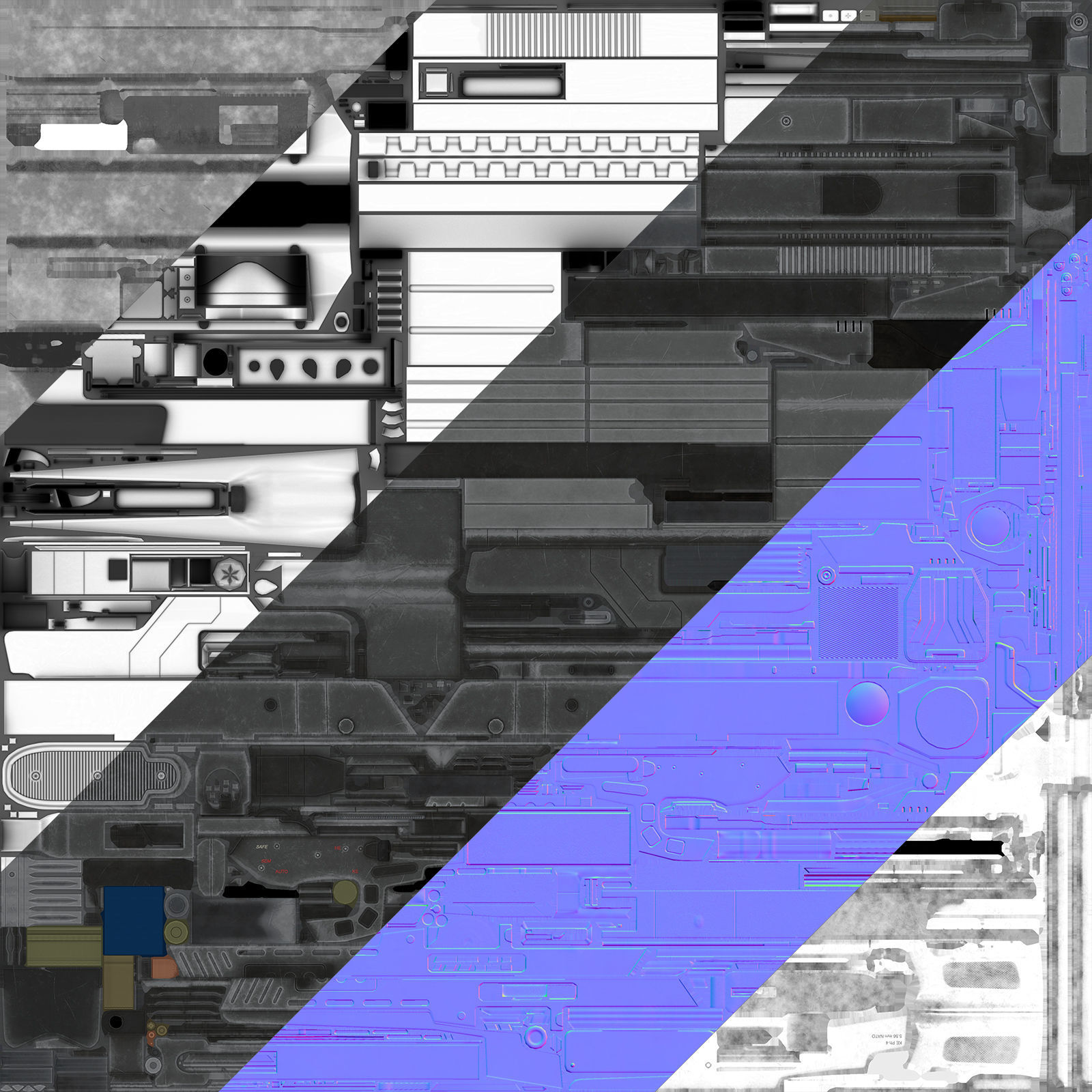 3D model XM29 OICW VR / AR / low-poly | CGTrader