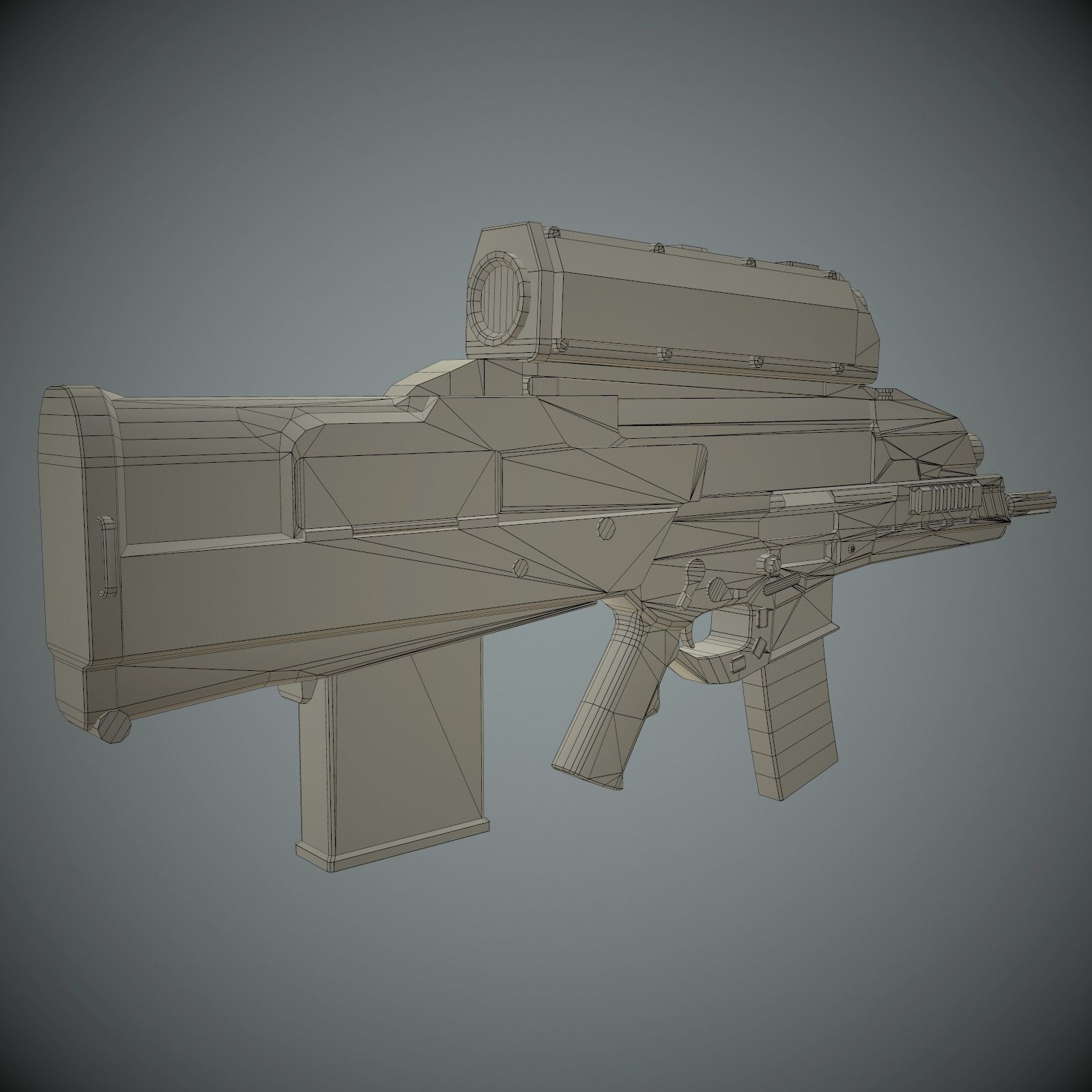 3D model XM29 OICW VR / AR / low-poly | CGTrader